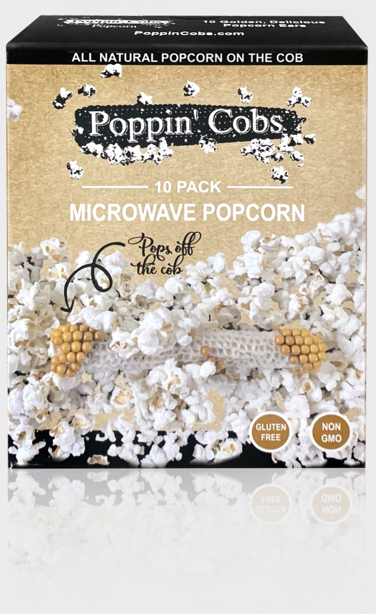 Popcorn on the Cob - Poppin' Cobs Microwave Popcorn, Non-GMO – Poppin Cobs